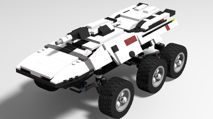 Mass Effect Mako by Sebastian Brückner from BrickLink Studio [BrickLink]