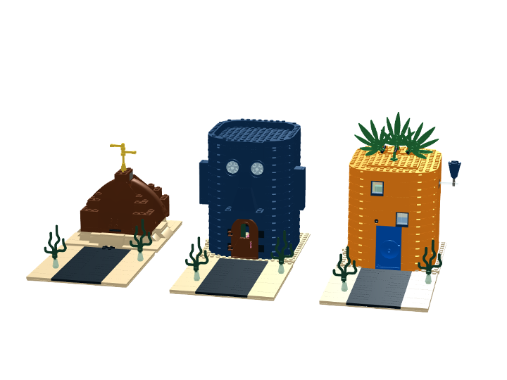 spongebob bikini bottom from BrickLink Studio [BrickLink]