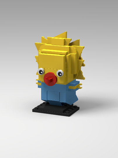 Brickheadz - Simpsons - Maggie from BrickLink Studio [BrickLink]