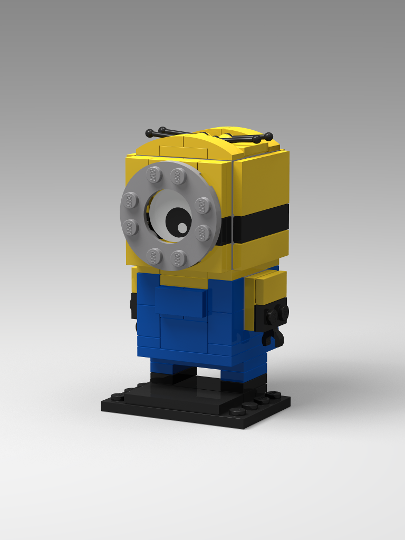 Despicable Me - Minion Stuart from BrickLink Studio [BrickLink]