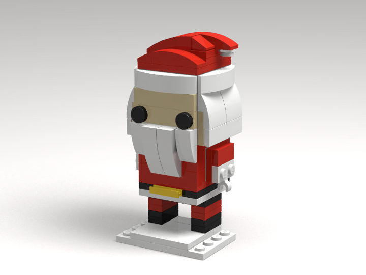 BrickHeadz Santa Claus from BrickLink Studio [BrickLink]