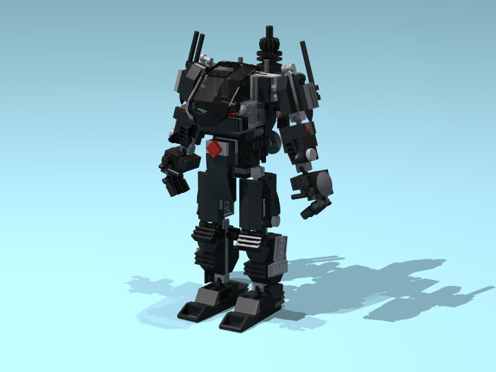 BLACK MECHA-01 from BrickLink Studio [BrickLink]
