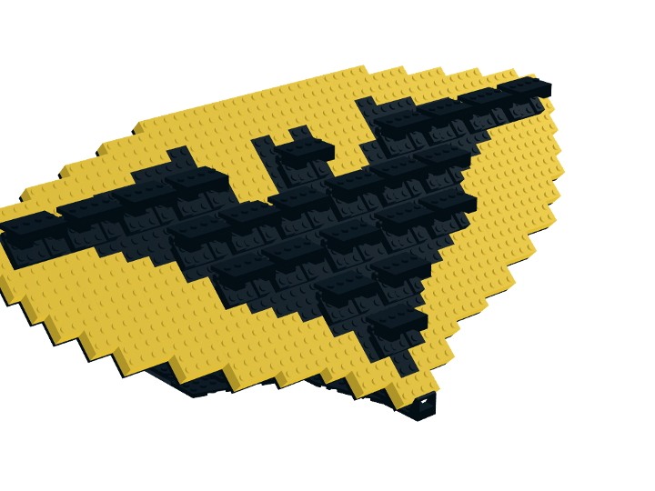 Minifig Batman Base from BrickLink Studio [BrickLink]