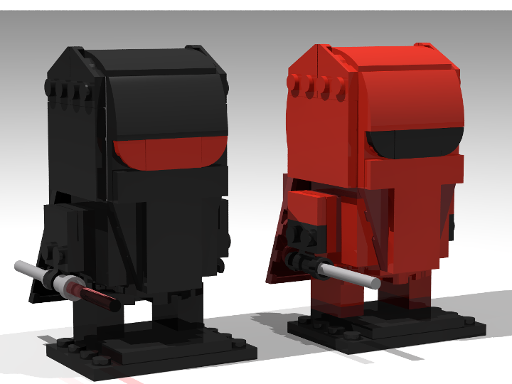 Royal and Shadow Guard Brickheadz from BrickLink Studio [BrickLink]