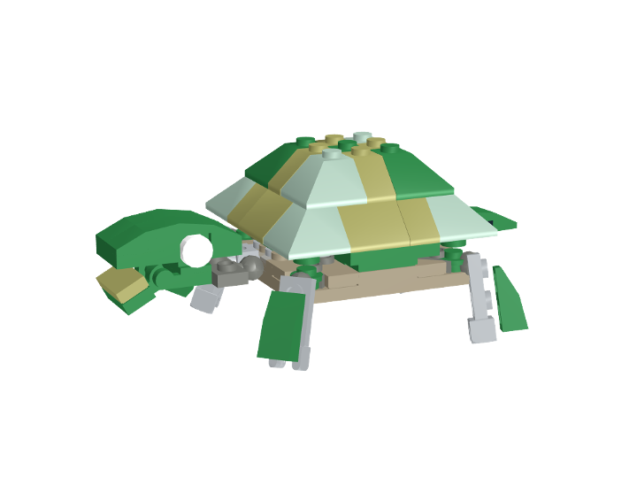 turtle from BrickLink Studio [BrickLink]
