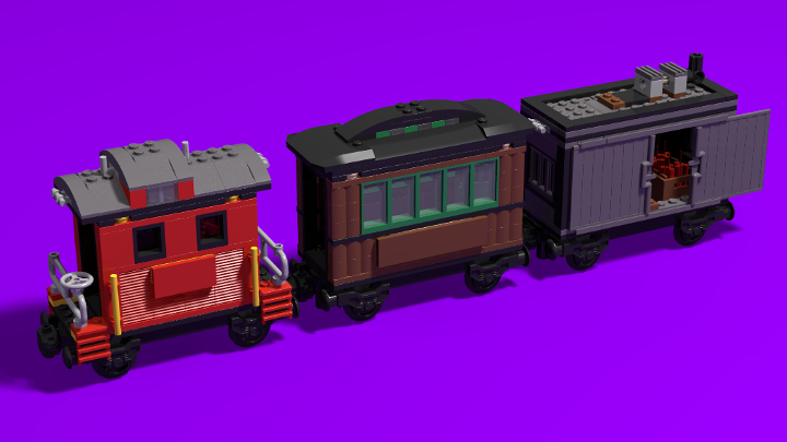 7597 train Wagons from BrickLink Studio [BrickLink]