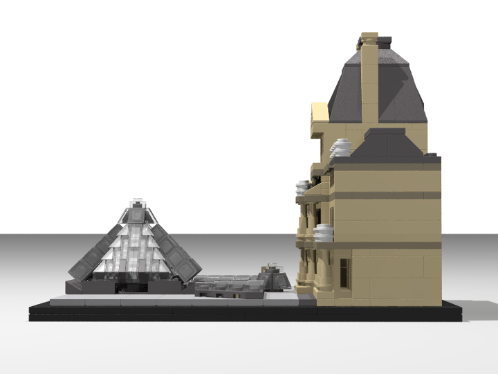 Lego Architecture Louvre DAHONPA Paris Louvre Architecture Micro