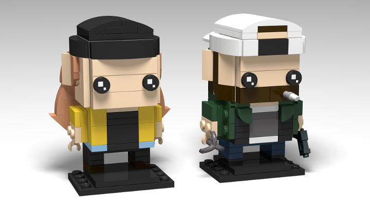 Jay & Silent Bob from BrickLink Studio [BrickLink]