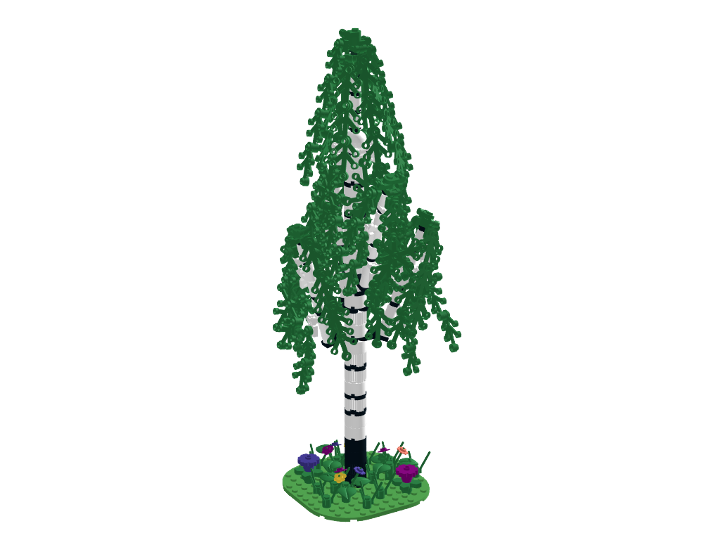 Birch Tree from BrickLink Studio [BrickLink]