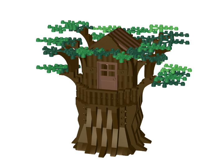 Tree House from BrickLink Studio [BrickLink]
