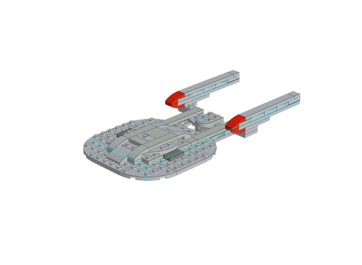 NX-Class from BrickLink Studio [BrickLink]