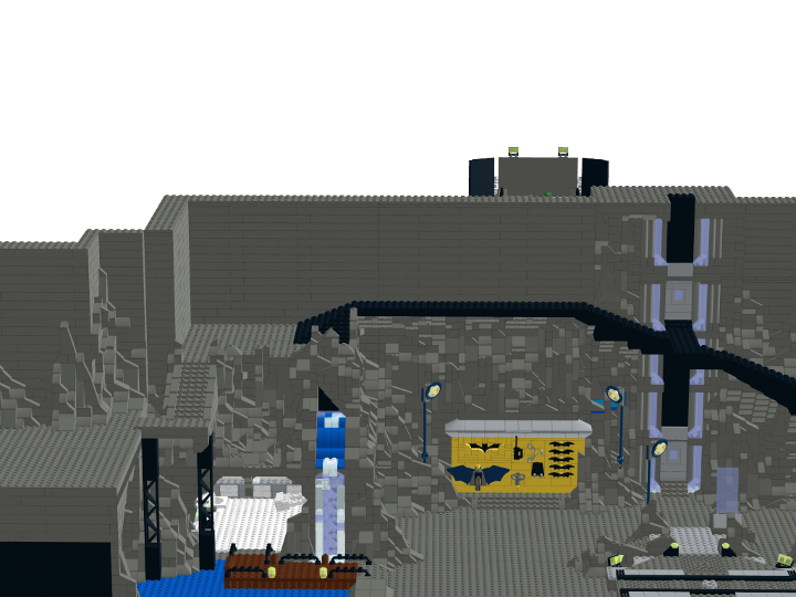 Batcave from BrickLink Studio [BrickLink]
