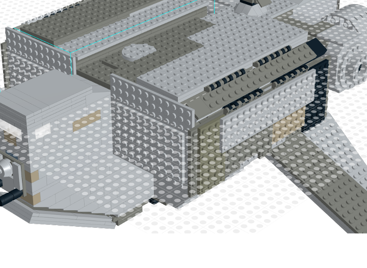 STARWARS_YV-929_Freighter_Hutt from BrickLink Studio [BrickLink]