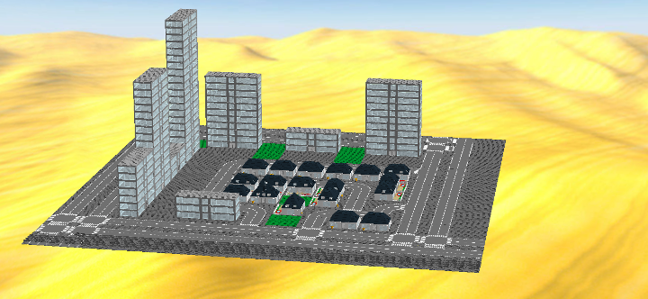 Luxe quartier city from BrickLink Studio [BrickLink]