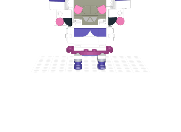 ballora with open face plates from BrickLink Studio [BrickLink]