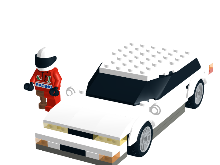 Nissan Silvia s13 from BrickLink Studio [BrickLink]