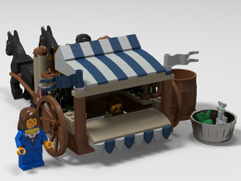 Buffy the Vampire Slayer - Sunnydale Library from BrickLink Studio ...