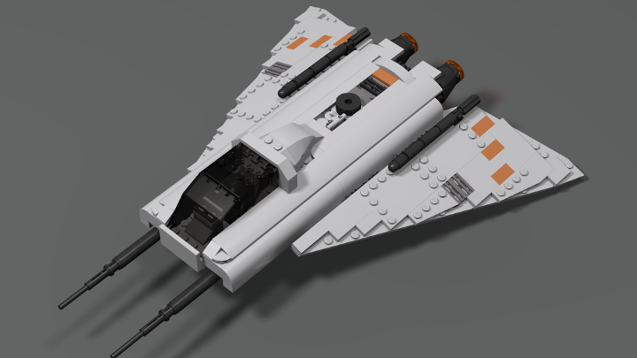 Star Wars I-7 Howlrunner (EU) from BrickLink Studio [BrickLink]