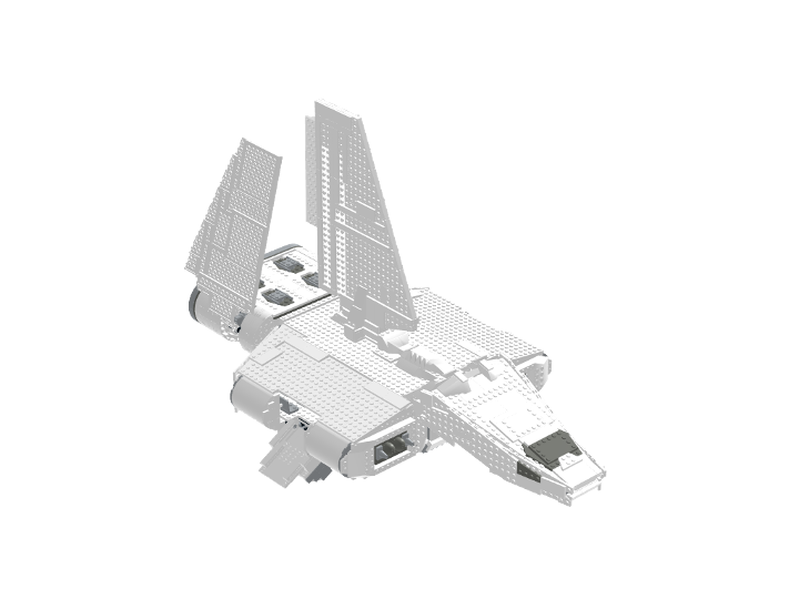 sentinelle class shuttle from BrickLink Studio [BrickLink]