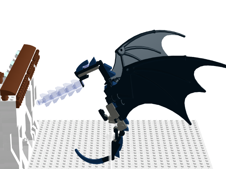 ice dragon from BrickLink Studio [BrickLink]