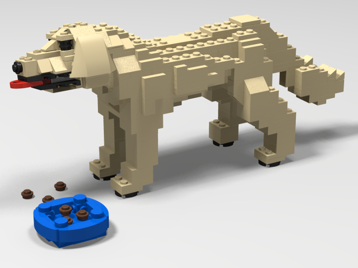 Golden Retriever from BrickLink Studio [BrickLink]