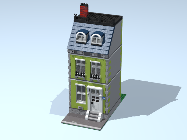 House Lime from BrickLink Studio [BrickLink]
