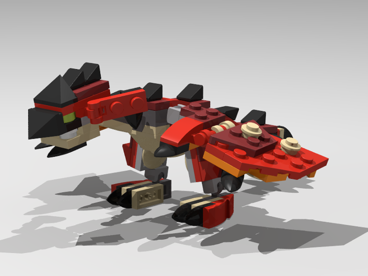 Rathalos by Anton Sundström from BrickLink Studio [BrickLink]