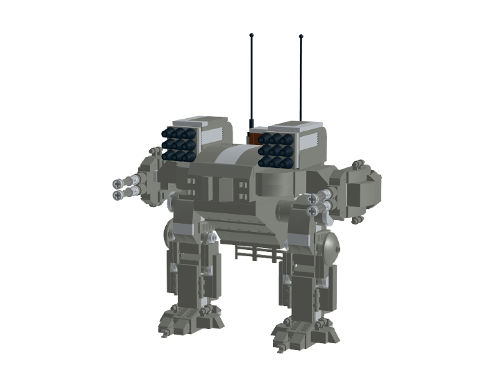 War Mech BUFF Instructions (fictional) from BrickLink Studio [BrickLink]