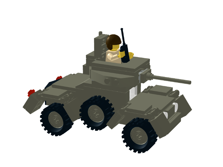 Daimler MK1 (Dingo) from BrickLink Studio [BrickLink]