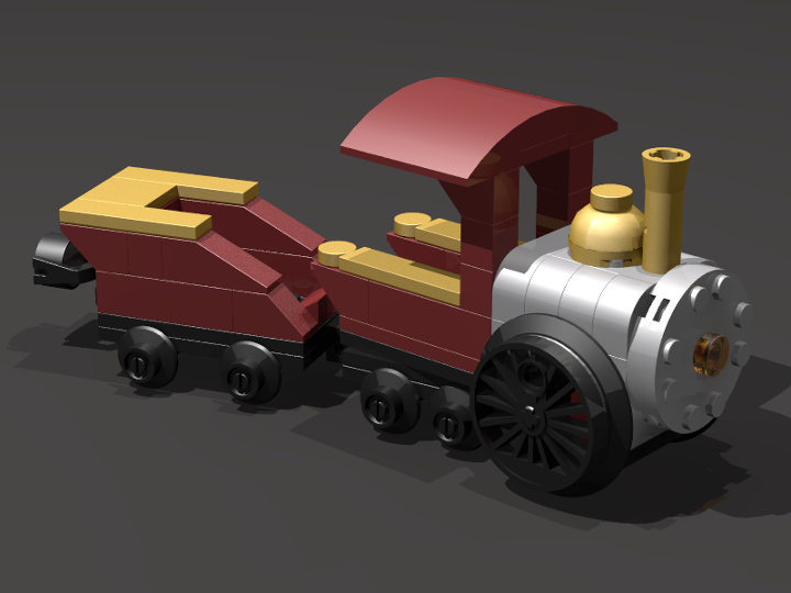 Miniature Train 2 from BrickLink Studio [BrickLink]