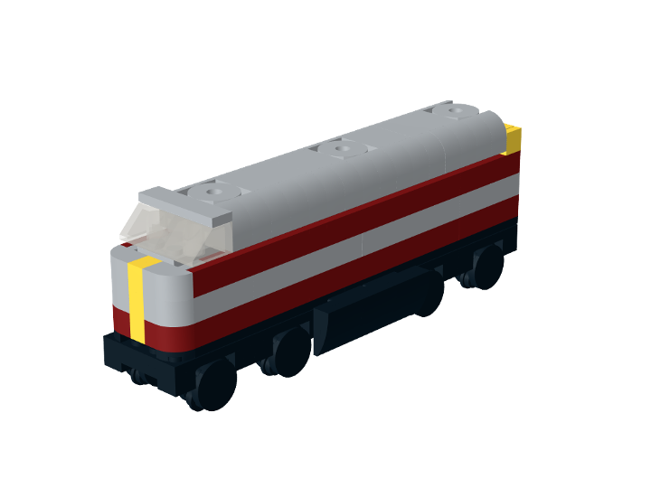 Diesel-Electric train from BrickLink Studio [BrickLink]