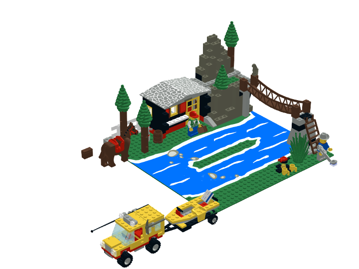6552 - Rocky River Retreat from BrickLink Studio [BrickLink]
