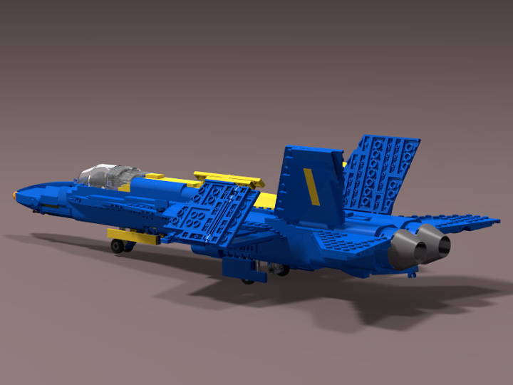 Blue Angels #1 from BrickLink Studio [BrickLink]