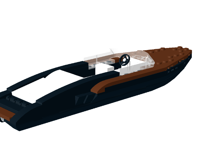 boat cruiser from BrickLink Studio [BrickLink]