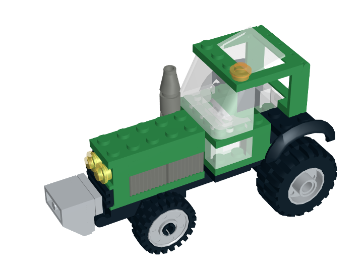 Tractor from BrickLink Studio [BrickLink]