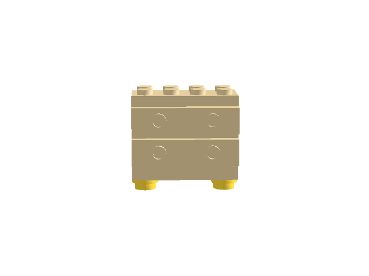 Lego Dresser from BrickLink Studio [BrickLink]