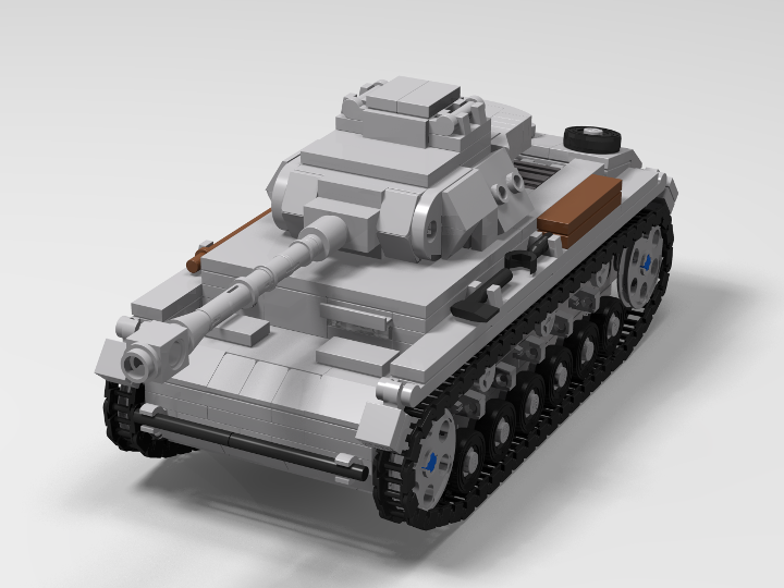 panzer III with pak 38 from BrickLink Studio [BrickLink]