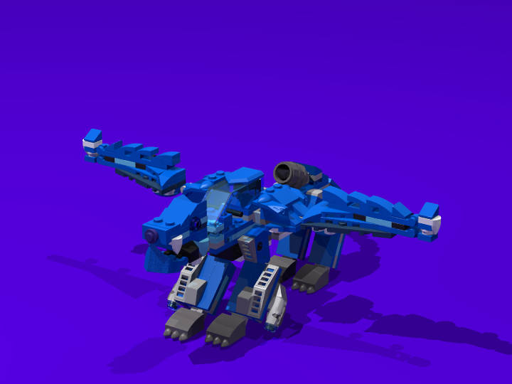 Silver Lightning from BrickLink Studio [BrickLink]