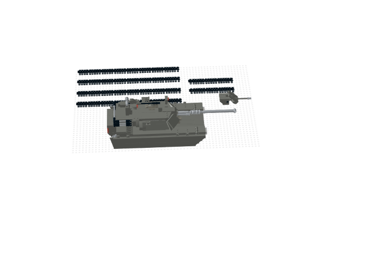 modern main battle tank from BrickLink Studio [BrickLink]