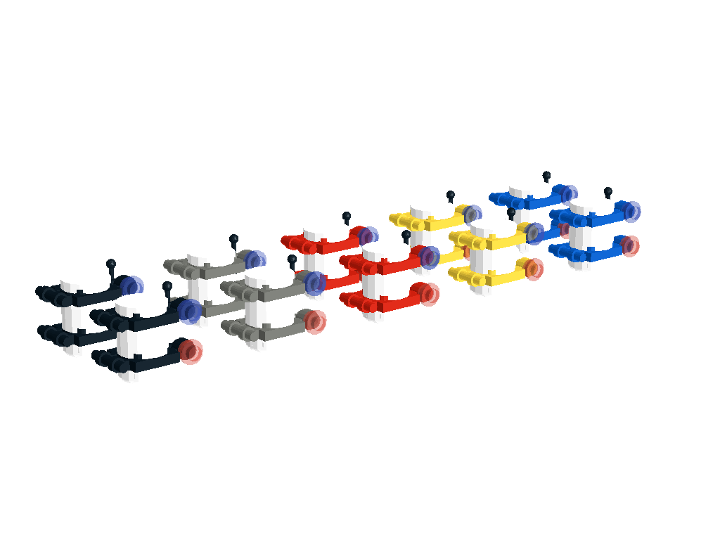 White Themed Minikit Canisters from BrickLink Studio [BrickLink]