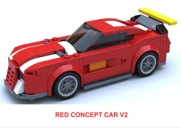 Concept car v2 from BrickLink Studio [BrickLink]