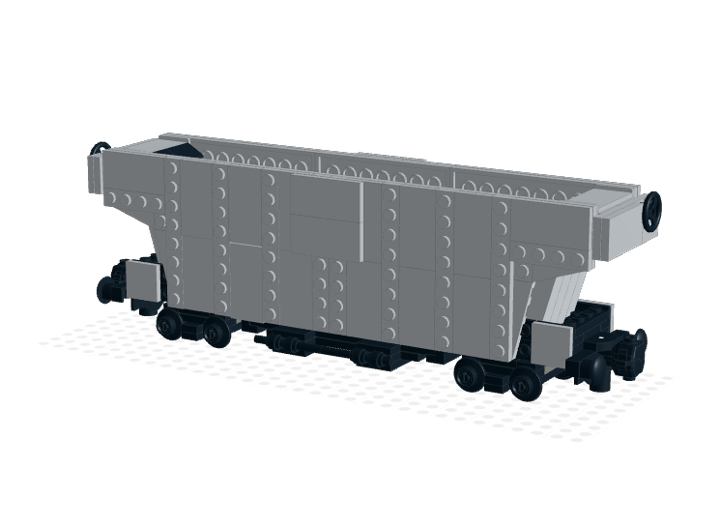 Industrial Hopper car from BrickLink Studio [BrickLink]