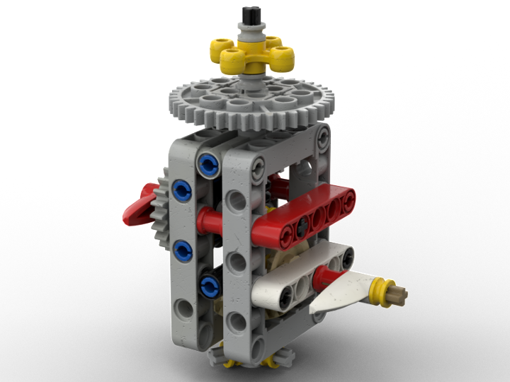 Gear Box - 2 (1to1 & reduced lt or rt top gear) from BrickLink Studio ...