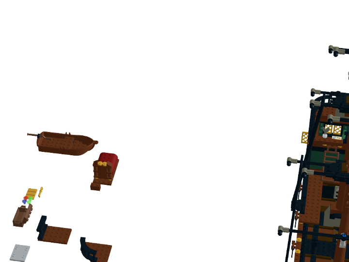 The comet from BrickLink Studio [BrickLink]