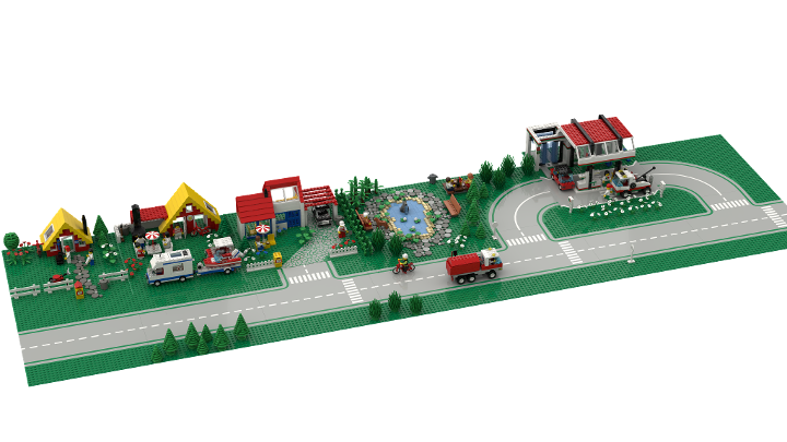 Small City from BrickLink Studio [BrickLink]