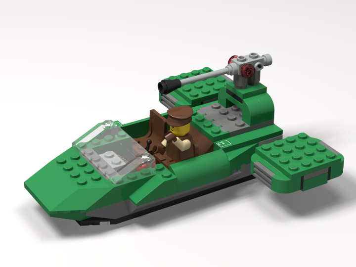7124: Flash Speeder from BrickLink Studio [BrickLink]