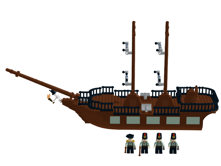 trading ship from BrickLink Studio [BrickLink]