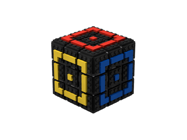 Ru-brick's Cube from BrickLink Studio [BrickLink]