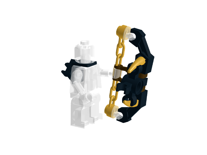 brickbuilded bow from BrickLink Studio [BrickLink]