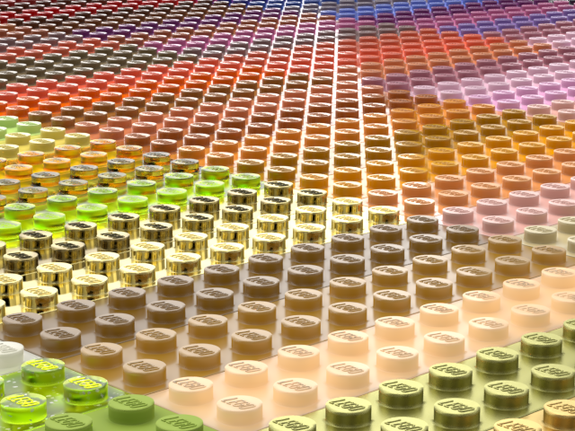 LEGO Colors (Studio 2) from BrickLink Studio [BrickLink]